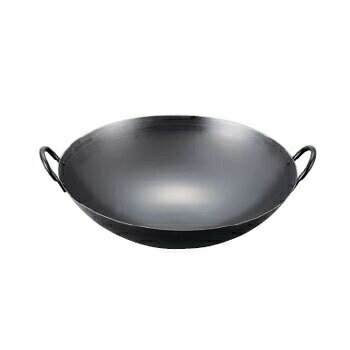 EBM 鉄ブルーテンパー プレス 中華両手鍋 33cm●33cm●重量:1155g●深さ:80●材質:鉄,ブルーテンパー材●表面加工:クリヤラッカー塗装●※板厚1.2mm●耐久性に優れ、強火調理に最適です。●炒め物がシャキッとジューシーに仕...