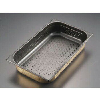 プロシェフノンスティックGNパン穴明2／3 100mm18－8●外形寸法(mm):354×325●深さ:100mm●容量:8.4L(リットル)●18-8ガストロノームパンシリーズ商品写真は一つのサイズを共有してます参考程度となります。●18...