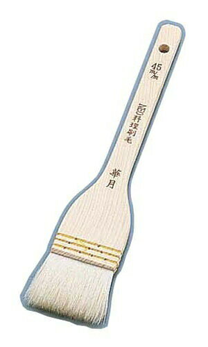 サイズ(mm)60全長(mm)255毛の長さ(mm)40質量(g)23●木柄に切り込みを入れ、はさみ込むことにより隙間を最小限に 抑えました。3段で締めて密着度もアップしています。