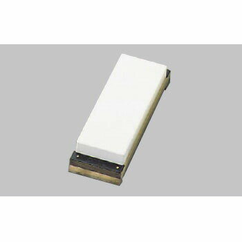 砥石 No.6000 極上仕上げ台付(#6000) 白●カラー:白●砥石サイズ:206×73×H23●厳選された研磨剤を使用した最高級品です。塩分(ニガリ)を使用していないので研いだ庖丁は錆びにくく、天然砥石に似た研ぎ感で刃付の良さは抜群です。