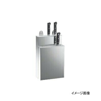 庖丁差し 2段小 PP板付 釘打式 IKD抗菌ステンレス●小●2段●220×108×H370●抗菌●材質:IKD抗菌ステンレス●PP板切り込みサイズ:180×10●※刃渡上段36cm、下段28cmまでの庖丁が収納できます。●ワンタッチで道具...