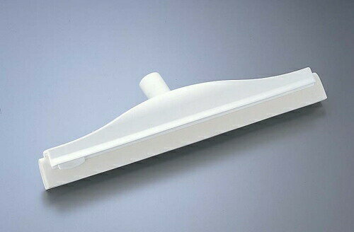 メーカー品番77645幅×奥行(mm)600×45材質:ポリプロピレン、特殊ゴム耐熱温度:100℃●軽量かつ抜群の水切れが得られる首振り式のスクイジーです。●首を振ることにより狭いところ清掃にも最適です。