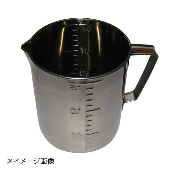 計量水マス 口付 1．5L 18－8 クローバー●容量:1.5L(リットル)●φ120×H130●目盛の表示は、おおよその目安としてとらえて下さい。
