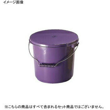 バケツ蓋 PO-13B パープル PP製●カラー:パープル