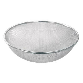 揚ザル 33cm 補強無し 18-8 SI●33cm●外寸:φ330×H120●※金網:φ0.75×10メッシュ(平織)