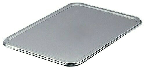 サイズ表示 6枚取用間口×奥行×高さ（mm）490×350×10質量（kg）0.88●スタッキング角バット（AEK42）、生鮮バット（AEK44）の それぞれのサイズに共通でご使用できます。※エコクリーン加工
