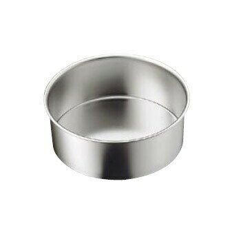 デコレーション型 共底深型18cm H70mm 18－8 EBM●内寸:φ180×H70mm