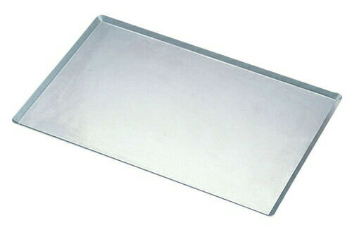 サイズ小幅×奥行×高さ(外寸mm)400×300×12幅×奥行(底内寸mm)572×272板厚(mm)1.0アルスター=スチール（鉄）にアルミメッキ加工（アルミメッキ鋼板）熱伝導が良く、焼きムラが無くきれいに焼きあがる。耐久性に優れている。...