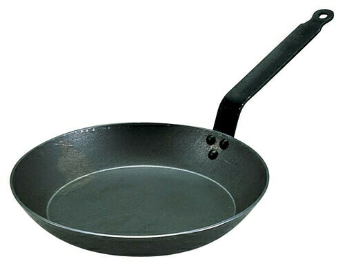 メーカー品番5110-18サイズ表示（cm）18内径×深さ（mm）177×32板厚（mm）2.5質量（kg）0.90底径（mm）120※32cm～50cmは向い手付です。※フランス※海外ブランドの業務用鉄フライパンのため、小さな傷やピンホー...