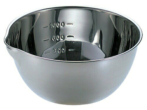 規格中外径(mm)186 内径×深さ(mm)180×85■目盛表示（cc） 大 500・1000・1500中 300・600・1000小 200・400・600