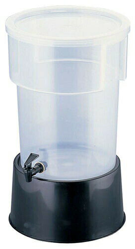 メーカー品番2229色黒サイズ(ガロン)5直径×高さ(mm)315×545容量(L)18.9質量(kg)1.6蛇口までの高さ(mm)175材質:ポリプロピレン●おしゃれなシースルータイプでドリンクの種類や残量が 一目でわかります。