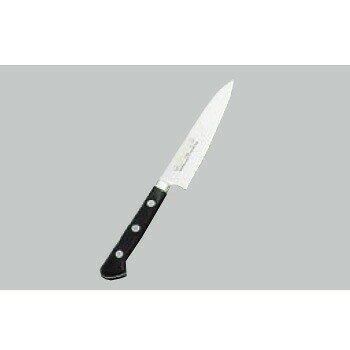 ペティーナイフ 12cm ツバ付 モリブデン鋼 正広作●刃渡寸法:12cm●庖丁は両刃、右仕様となります。●正広作モリブデン鋼シリーズ