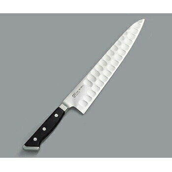 牛刀 730TK 30cm Tタイプ グレステン●30cm●庖丁は両刃、右仕様となります。●グレステン●440Aを基本ベースとしたグレステン鋼は、何段階にもわたる特殊熱処理を行っています。耐蝕性、耐摩耗性、耐熱,耐寒性、靱性、硬度の安定性、...