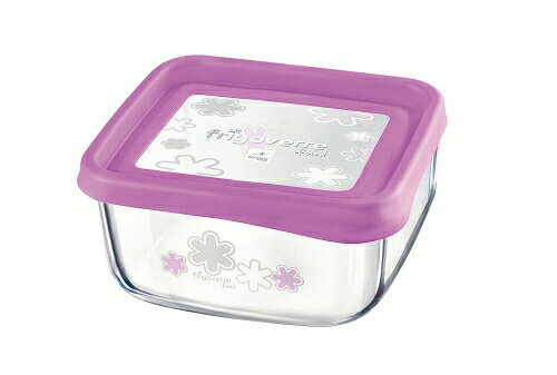 メーカー品番3.87870間口×奥行×高さ(mm)150×150×60容量(cc)1000カラーMF8ピンク材質:本体/ガラス 蓋/ポリプロピレン（耐熱温度70℃）※電子レンジ、オーブンにはご使用できません。※イタリア