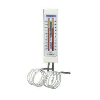 隔測温度計 チェッカーメイトII 2針型（SP－9）●141×26×H144●測定範囲:-40～50℃●目盛:2℃●※冷蔵庫と冷凍庫を分けてご使用できます。