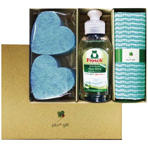 ●環境先進国ドイツ生まれの洗剤。自然にやさしく、使う人にやさしいフロッシュ食器用洗剤のギフトセットです。化粧箱にはウッズクラフトという木のように素朴で自然な手触りの紙を使用しております。●現品サイズ・内容：100mlフロッシュ食器用洗剤(ア...