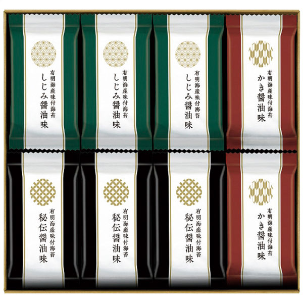※こちらの商品は ご注文後のキャンセル・返品・交換をお受けできない商品となっております。内容をご確認のうえ、ご注文ください。●しじみとかきの旨みたっぷりの味付海苔と海苔屋秘伝の醤油だれで仕上げた3つの味わいを楽しめる詰合わせです。●箱サイズ...