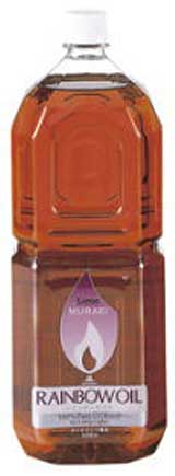 レインボーオイルII OL-2000 コニャック(H)●カラー:コニャック(H)●容量:2L(リットル)●オイルの性状:1.パラフィン系炭化水素第二石油類。2.危険等級3着火点65℃。3.「燃焼時間」時間当り6.5cc(標準炎長25mmのと...