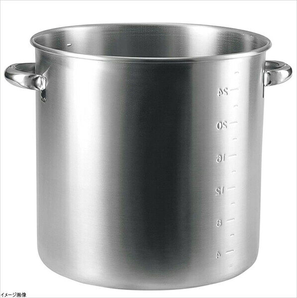 φ290 底径：260 28cm 深さ：280 2.7kg 15L●従来比約40％の軽量化を実現！さらに耐久性を兼備?●目盛付●サテン仕上