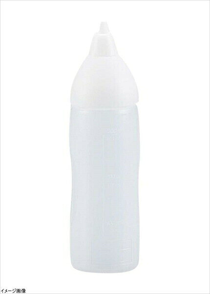 φ60×H203 350ml●切れが良く、液だれしにくいノズル●液だれストップの安全弁！目盛付。持ちやすい形状