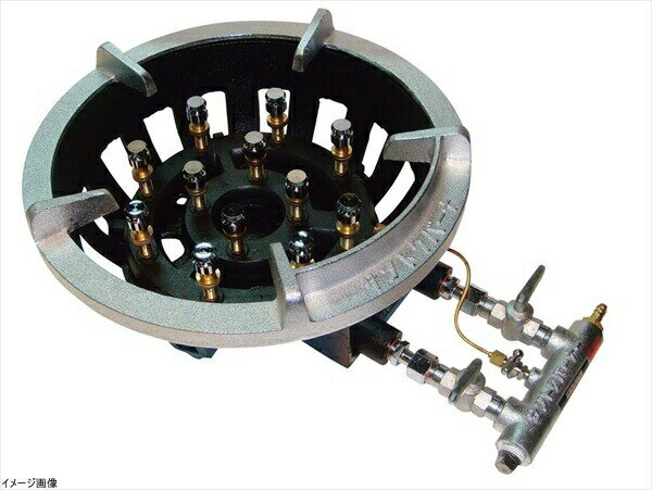 330×465×H170●ガス接続：3分口(φ9.5mm)●バーナー数：9●寸胴鍋の使用範囲：最大33cmまで●パイロット付