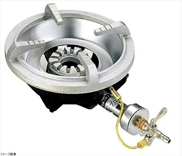 240×365×H140●ガス接続：3分口(φ9.5mm)●バーナー数：1重●寸胴鍋の使用範囲：最大24cmまで●パイロット付