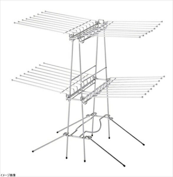 423×787×H728●タオル32枚掛、折りたたみ式。●片側だけの使用もできます。