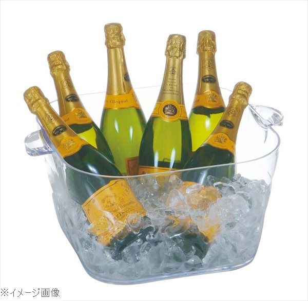 ●MS樹脂(スチレン,メタクリレート共量合樹脂)。透明度に優れ、高い屈折率を有し、吸湿性が小さく変形しにくい材質です。外寸(mm)430×350×H200 17.5L