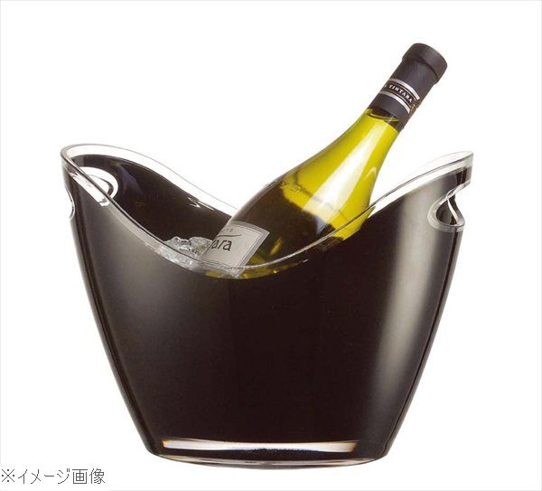 ●シックなブラックカラーの1本用クーラー外寸(mm)270×240×H200