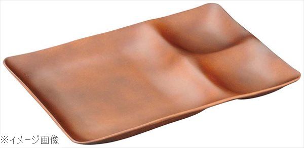 ●木調な雰囲気の商品。外寸(mm)255×170×H25 重量212g