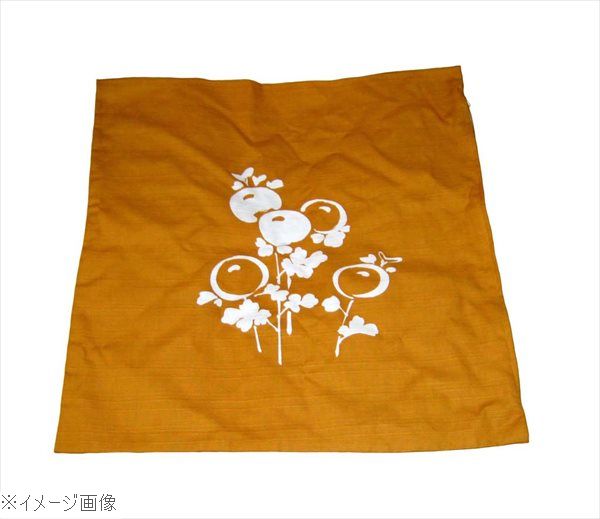 ●古来から受け継がれた伝統の美、「京友禅」その洗練された手染の味わいを小粋にお店のインテリアとして●チャック式で、座布団の上から取りつけます。外寸(mm)460×460×70