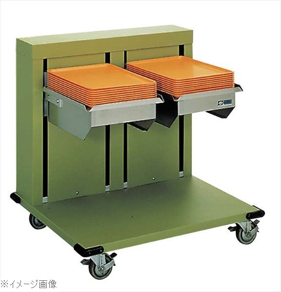 ●キャスター:4輪自在(内2輪ストッパー付)●スペースに合わせて豊富な機種から選び組み合わせることができます。●スプリング調整により、常に一定の高さでトレイを取ることができます。●全機種100φのウレタンキャスター及びコーナーゴム付ですので...