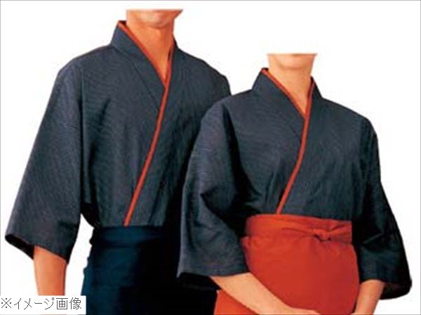 ●(配色)ブロード(ポリエステル65%,綿35%)●右前内ポケット付外寸(mm)胸囲126×着丈70×裄丈59(cm)