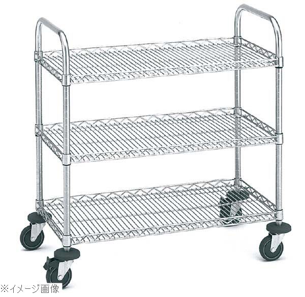 ●物品の落下を防ぐ、レッジ付きカート。●エラストマー車について:ゴムのような優れたクッション性を有する熱可塑性車輪です。ノンマーキングの上、優れた耐候性、耐水性を発揮します。●4輪自在エラストマー車●対角ストッパー付外寸(mm)910×46...