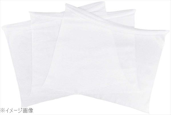 簡単にセットするだけで、細かいゴミまでキャッチします。ダブルラッセル編みなので、伝線しづらく、水切れも良好です。取り出して捨てるだけなので、手間がかからずいつも清潔です。外寸(mm)縦約500×横約500 重量490g