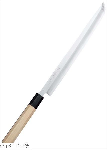 サビに強く、硬さと粘りに磨きをかけたプロ仕様のカスミ和庖丁の最高峰。外寸(mm)全長；450 重量150g