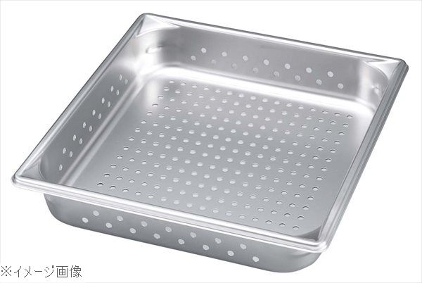 ●縁を山状にし、角に一段低くした三角形のプレスを施し、歪みを防ぐ為の壁を作り、熱に強い形状にしました。●穴径:φ6mm外寸(mm)354×326 内寸(mm) 深さ：65穴径：φ65.3L