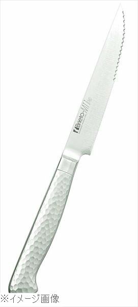 ●刃部:モリブデンバナジウム特殊鋼を用い、切れ味、長切れを重視。●ハンドル部:18-8ステンレススチールモナカハンドル。ガラスビーズショット仕上げによる、手触りのソフト化、滑り防止。刃部とハンドル部の(溶接による)一体化で、雑菌等の付着防止...