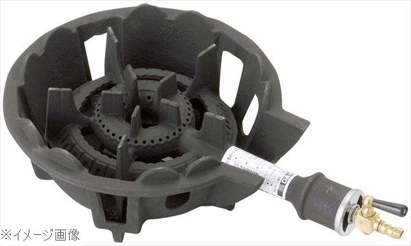 ●ガス接続：3分口(φ9.5mm)●寸胴鍋の使用範囲：最大20cmまで外寸(mm)230×360×H100