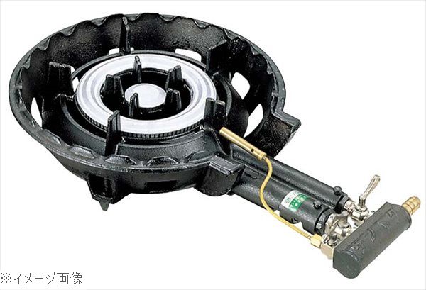 ●ガス接続:4分口(φ13mm)●バーナー数:2重●寸胴鍋の使用範囲:最大33cmまで●パイロット付外寸(mm)φ330×520×H130