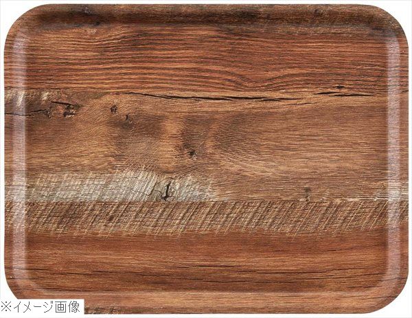 ●ヴィンテージ調で温かみのあるトレイ。●カフェトレイとしてだけでなく、学食や社食用のトレイとしても。●見た目だけではなく、触った質感もリアルに表現。●クラフトペーパー＋メラミンで丈夫。●本物の木ではないために、ゆがみ,ひずみにくい。●重量に...