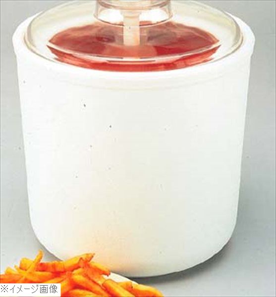 ●サラダドレッシング、調味料等の保存ができ、5℃以下で8時間保ちます。(蓋付の場合12時間)外寸(mm)φ186×181 内寸(mm)φ133×1601.9L