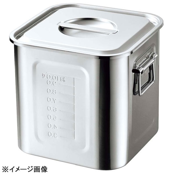 サイズ：外寸:233_233 底面:212_212 内寸:225×225 高さ:225 重量(kg)：約1.8 容量(L)：約10.8 板厚厚み(mm)：0.7 材質：18-8ステンレス●18-8ステンレスは錆に強く、耐久性があります。 ●...