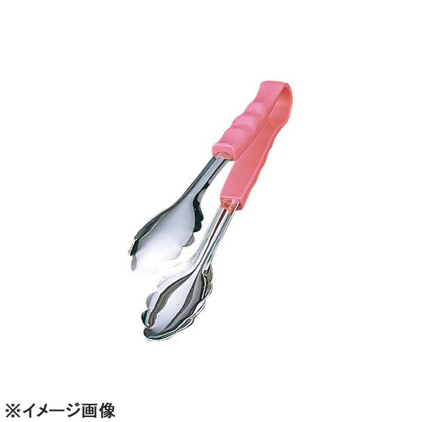 サイズ：全長220 はさみ部40_80 重量(g)：64 材質：ポリプロピレン、18-8ステンレス●従来品より大きく開いているので、パンなどをつかみやすい。 ●従来品より短く、より手に近い感覚で使うことができる。 ●色分けをすることで、食材...