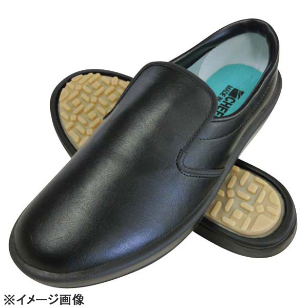 サイズ：102 重量(g)：670 材質：人工皮革(クラリーノ)●耐滑性に優れた厨房スニーカー ●耐油性 ●クッション性 ●抗菌 ●殺菌処理に強い ●国産品