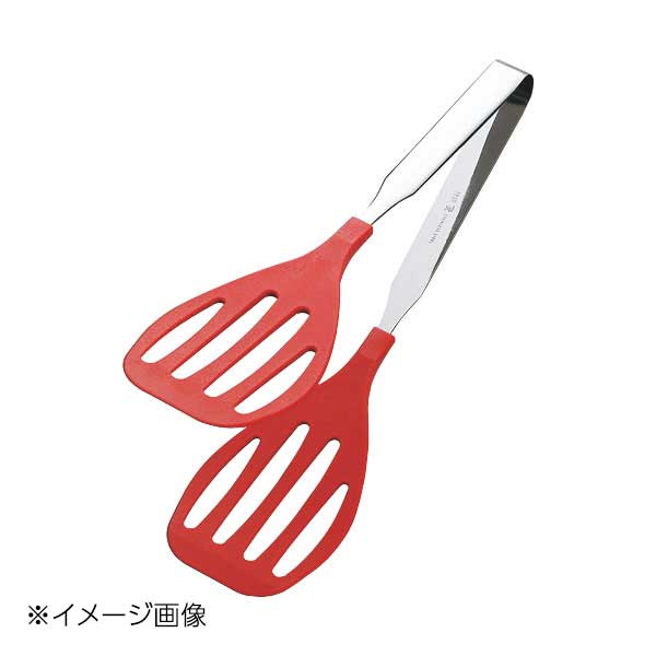 ●耐熱温度:240℃●フライパンや器類を傷つけないナイロン樹脂製●フラットなハンドルは洗いやすく衛生的●サイズ:中●外寸(mm):全長250●材質:樹脂部:66ナイロン（抗菌・ガラス繊維入）、金属部:ステンレス●抗菌:○●耐熱・耐冷温度:耐...