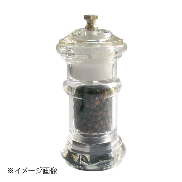 ●上部はソルトシェーカー、下部はペパーミルの1台2役。●型番:T-3005●外寸(mm):φ63×H140●材質:アクリル、刃部:スチール●上部はソルトシェーカー、下部はペパーミルの1台2役。●型番:T-3005●外寸(mm):φ63×H1...