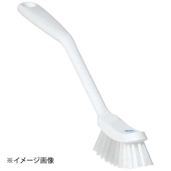 ●コンパクトな柄付きブラシ。機械周りやパーツ、ザル等の容器など幅広い用途で使用可能。●角度のついた持ち手とくびれ形状のブラシで、凹凸のある部分やアールのかかった部分の洗浄も可能。●食品衛生法に適合し、安全証明の取得が可能。●人気のディッシュ...