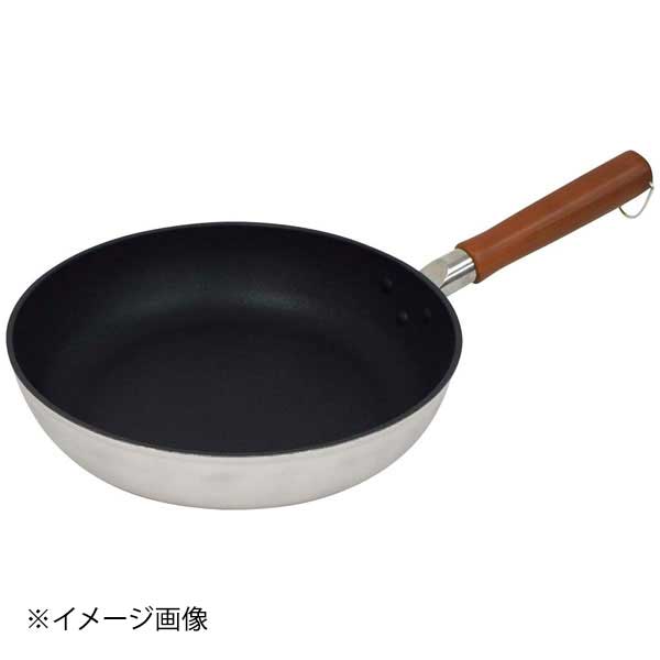 ●アルミニウム合金の優れた熱伝導性で熱ムラが少ない●ふっ素樹脂塗膜加工で調理物がこびりつきにくいです。●外面のピーニング加工は本体の強度を高めます。●ピーニング加工により汚れが落としやすいです。【外寸】外径：250mm【内寸】深さ：52mm...