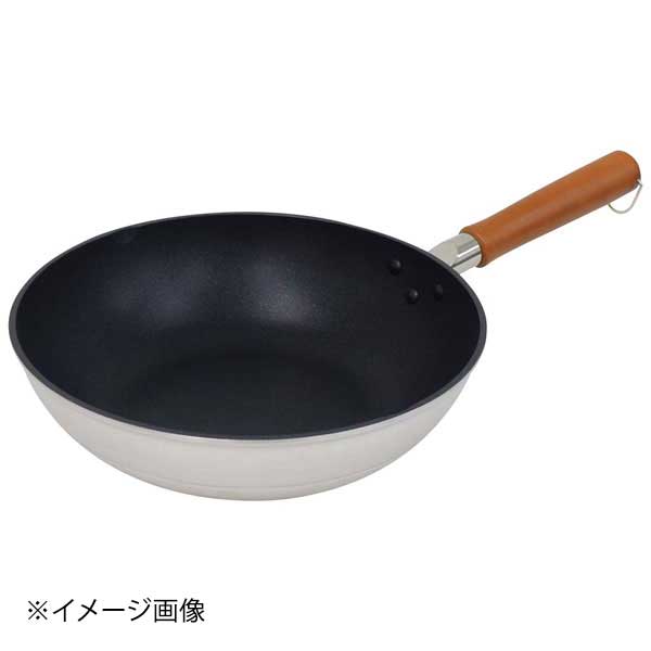 ●アルミニウム合金の優れた熱伝導性で熱ムラが少ない●ふっ素樹脂塗膜加工で調理物がこびりつきにくいです。●外面のピーニング加工は本体の強度を高めます。●ピーニング加工により汚れが落としやすいです。【外寸】外径：290mm【内寸】深さ：74mm...